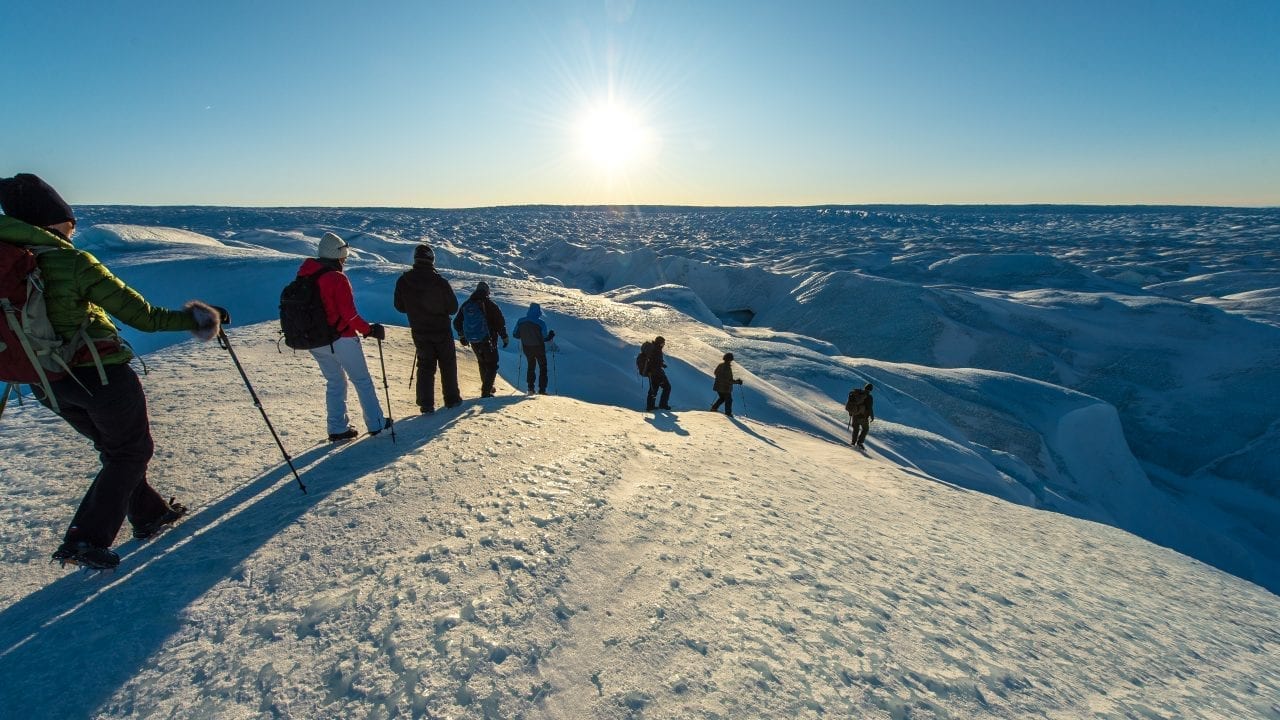 Spaziergang auf dem Inlandeis - Greenland Travel DE